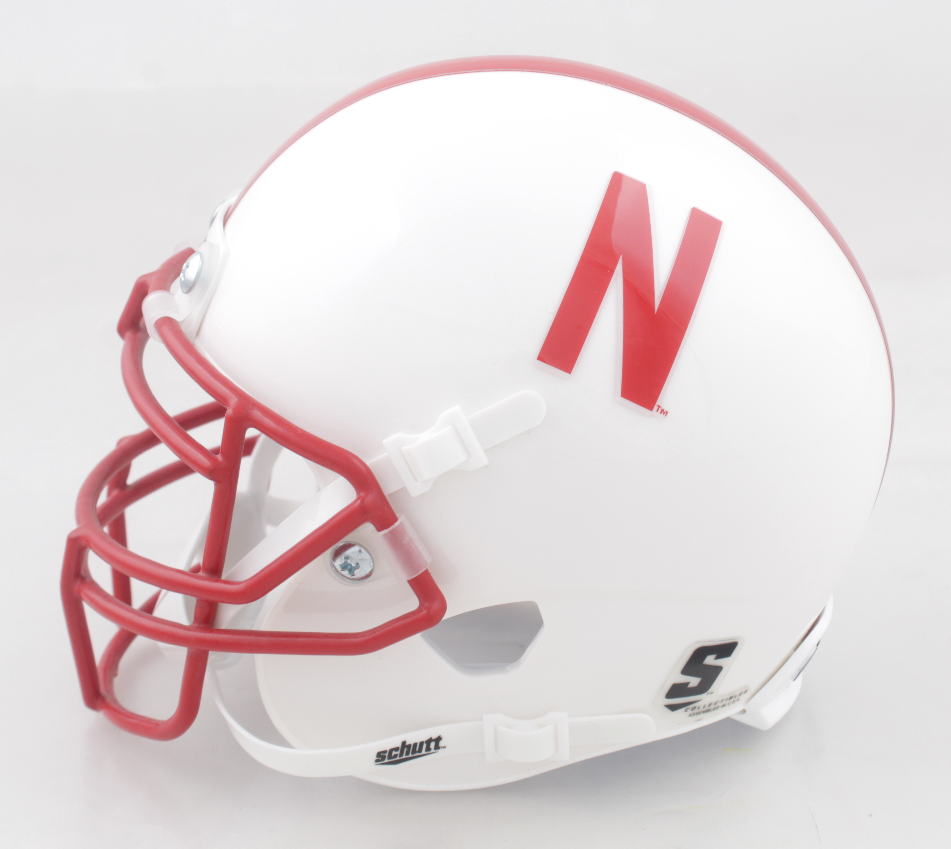 Aaron Graham Signed Nebraska Cornhuskers Mini Helmet Inscribed "Husker ...