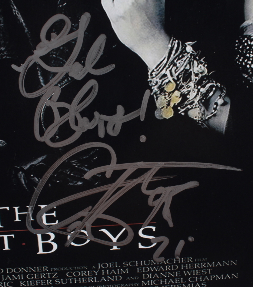 "The Lost Boys" 11x14 Photo Signed by (4) with Keifer Sutherland, Corey ...