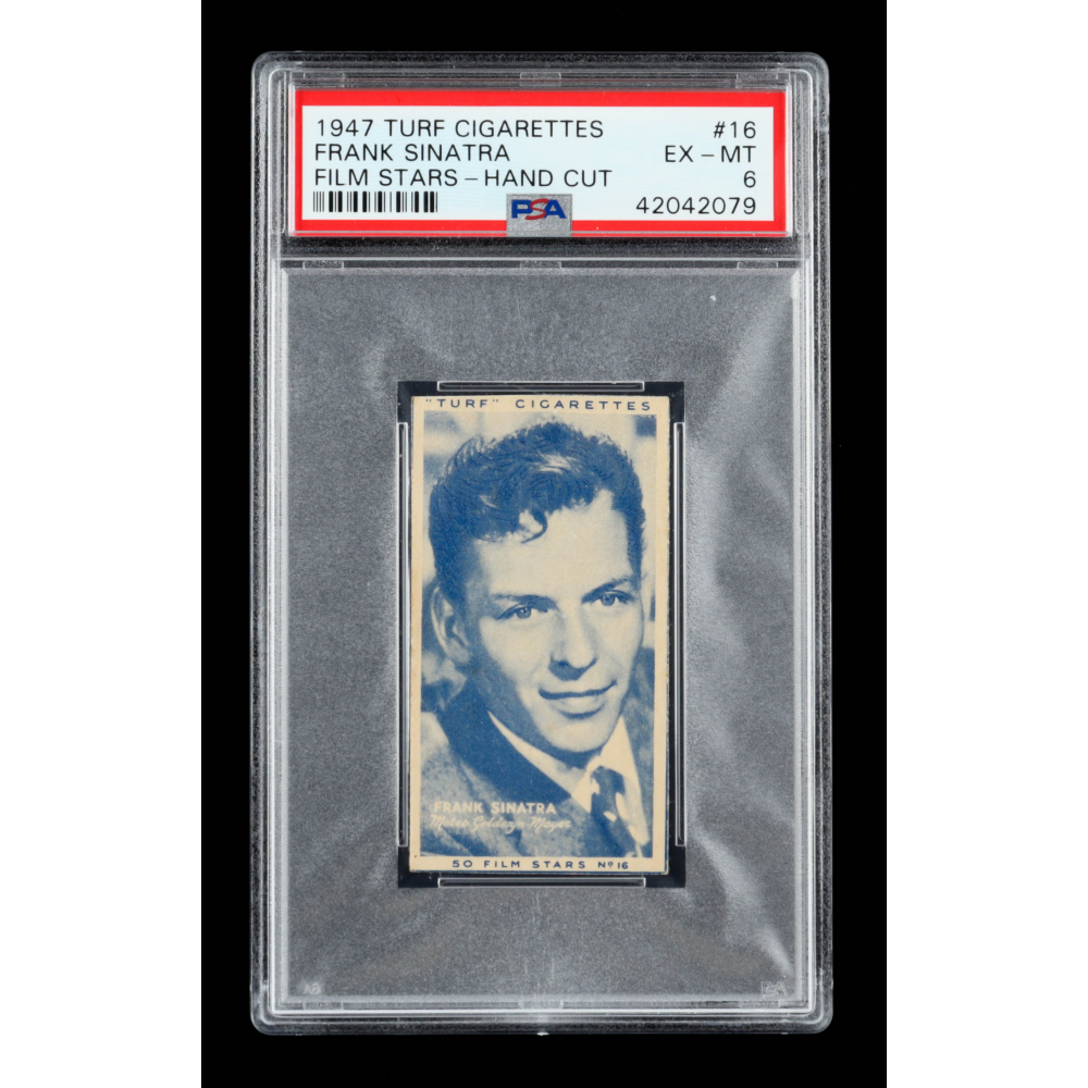 Frank Sinatra 1947 Turf Film Stars #16 (PSA 6) | Pristine Auction
