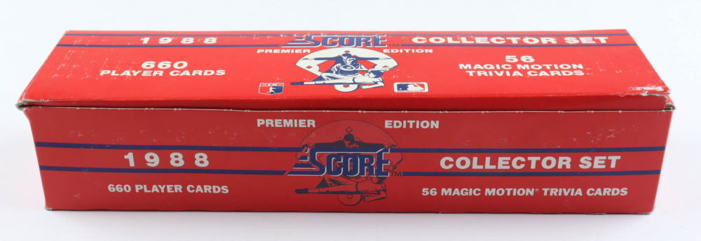 1988 Score Baseball Complete Set of (660) Cards with Tom Glavine #638 ...