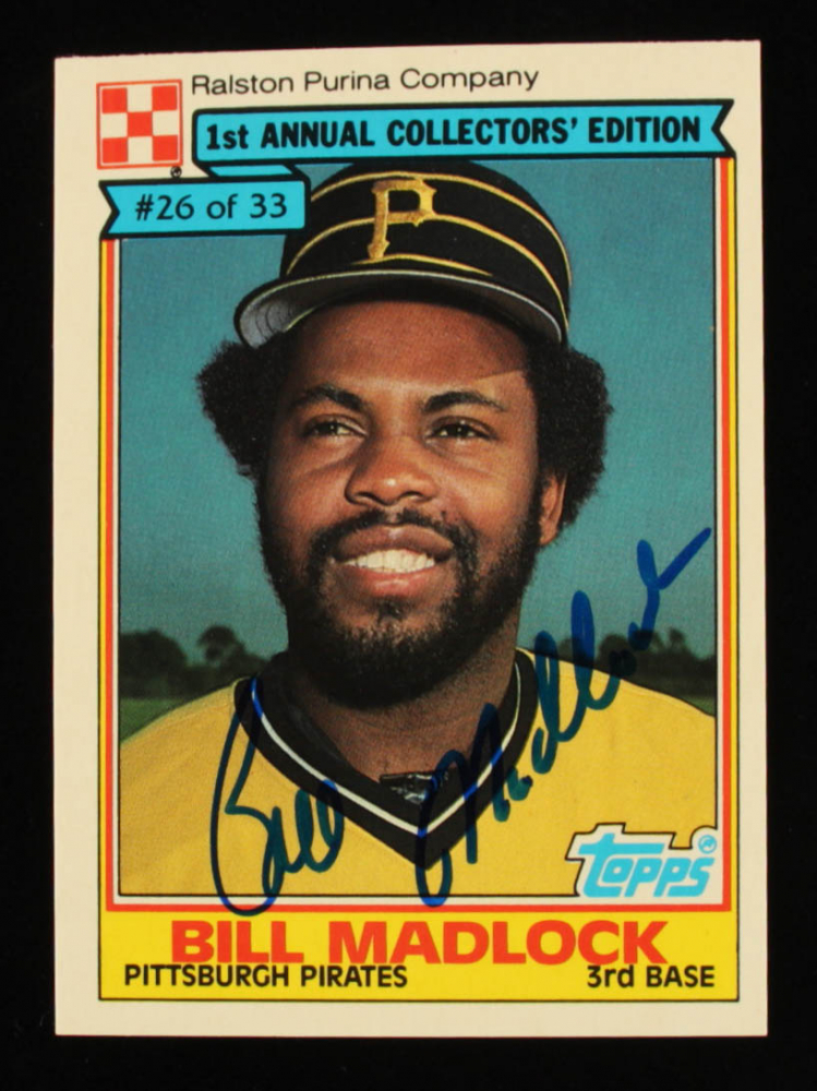 Bill Madlock Signed 1984 Ralston Purina #26 (JSA COA) | Pristine Auction