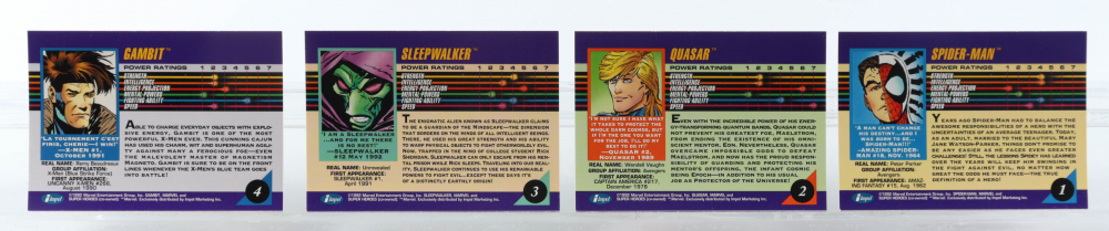 1992 Marvel Universe III Complete Set of (201) Cards with Spider-Man #1 ...