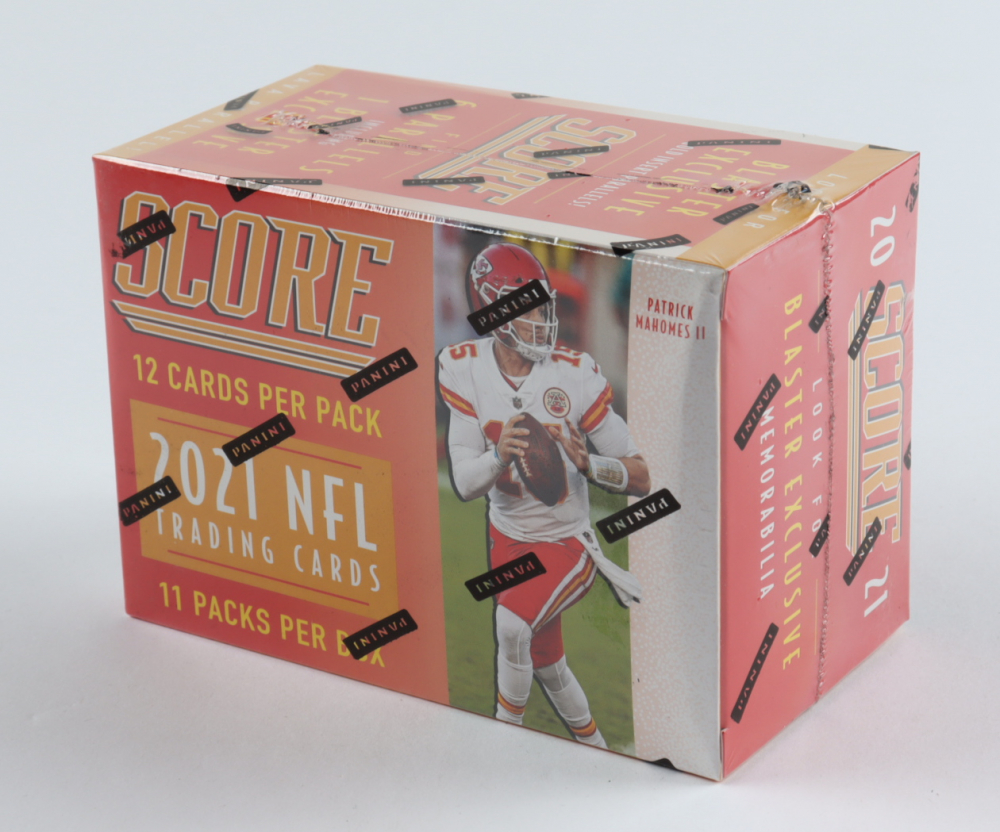 2021 Panini Score Football Blaster Box with (11) Packs | Pristine Auction