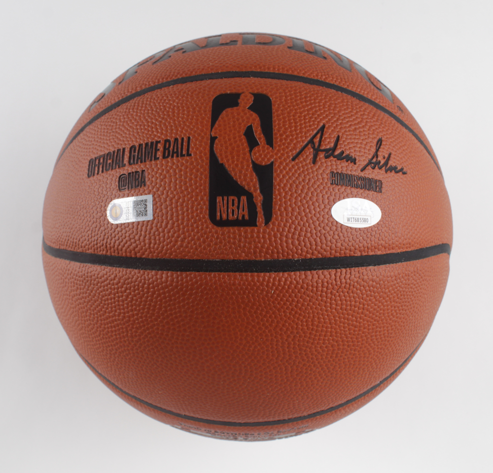 Stephen Curry Signed NBA Game Ball Basketball (JSA COA & Curry COA ...