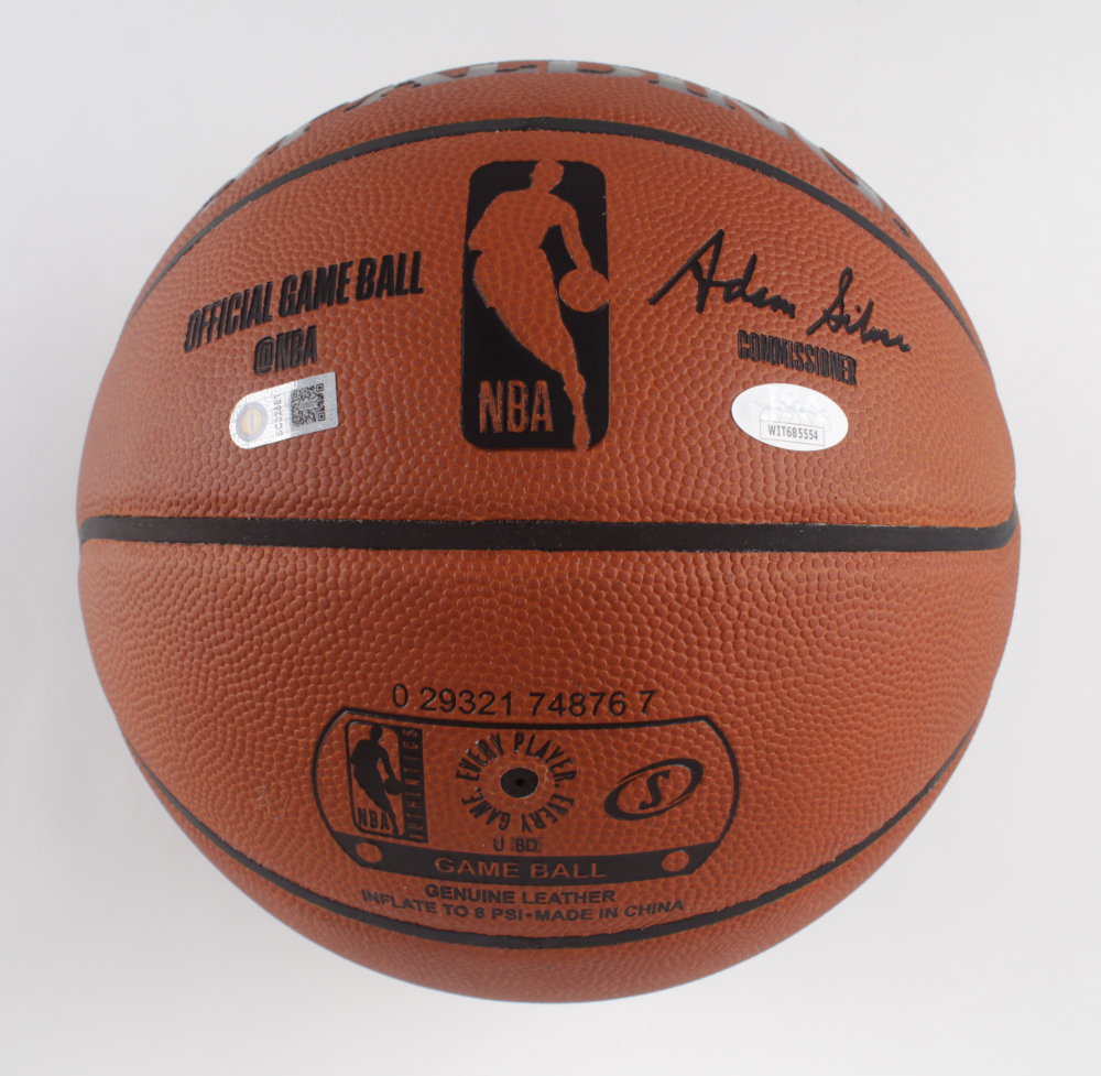 Stephen Curry Signed NBA Game Ball Basketball (JSA Hologram & USA SM ...