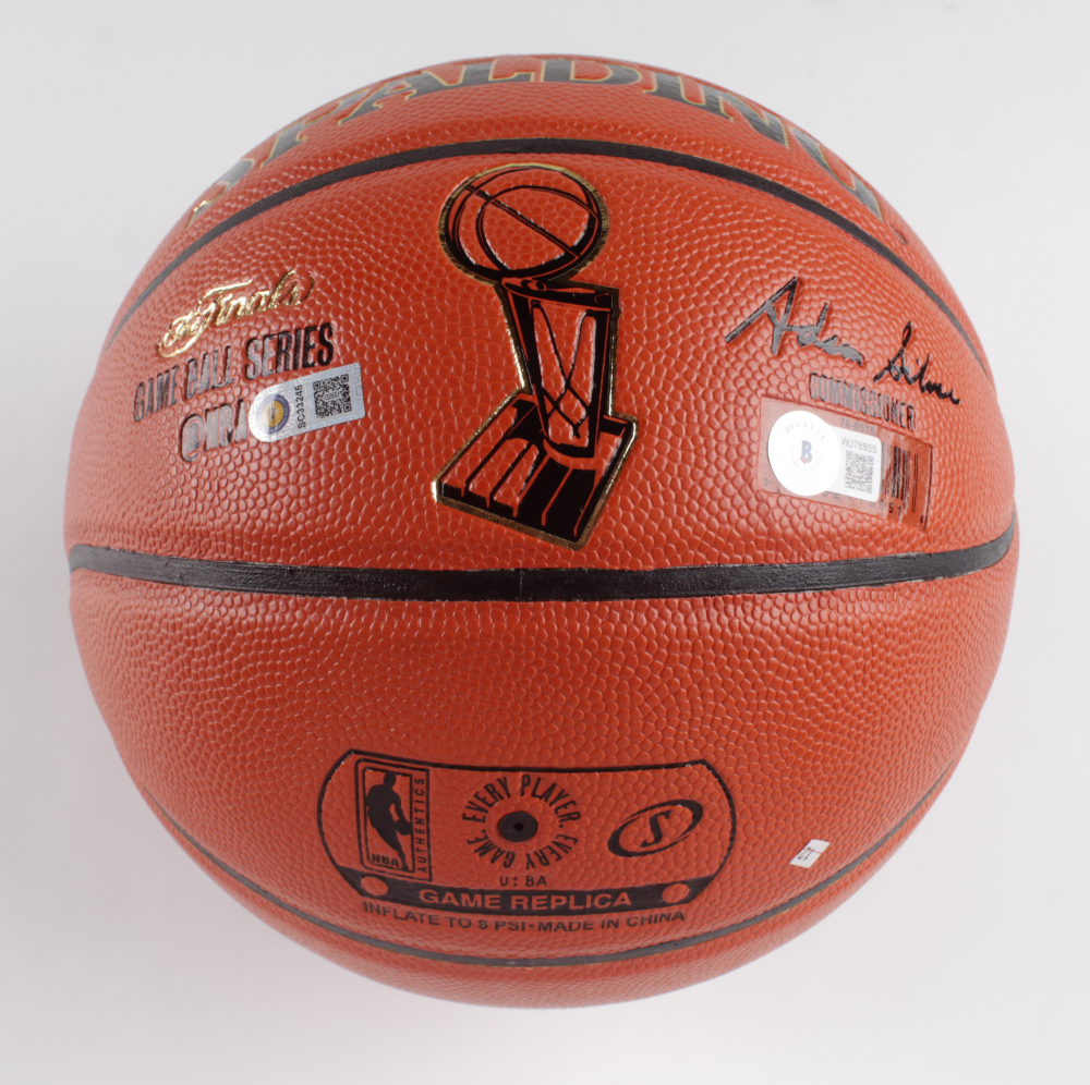 Stephen Curry Signed NBA "The Finals" Game Ball Series Basketball ...