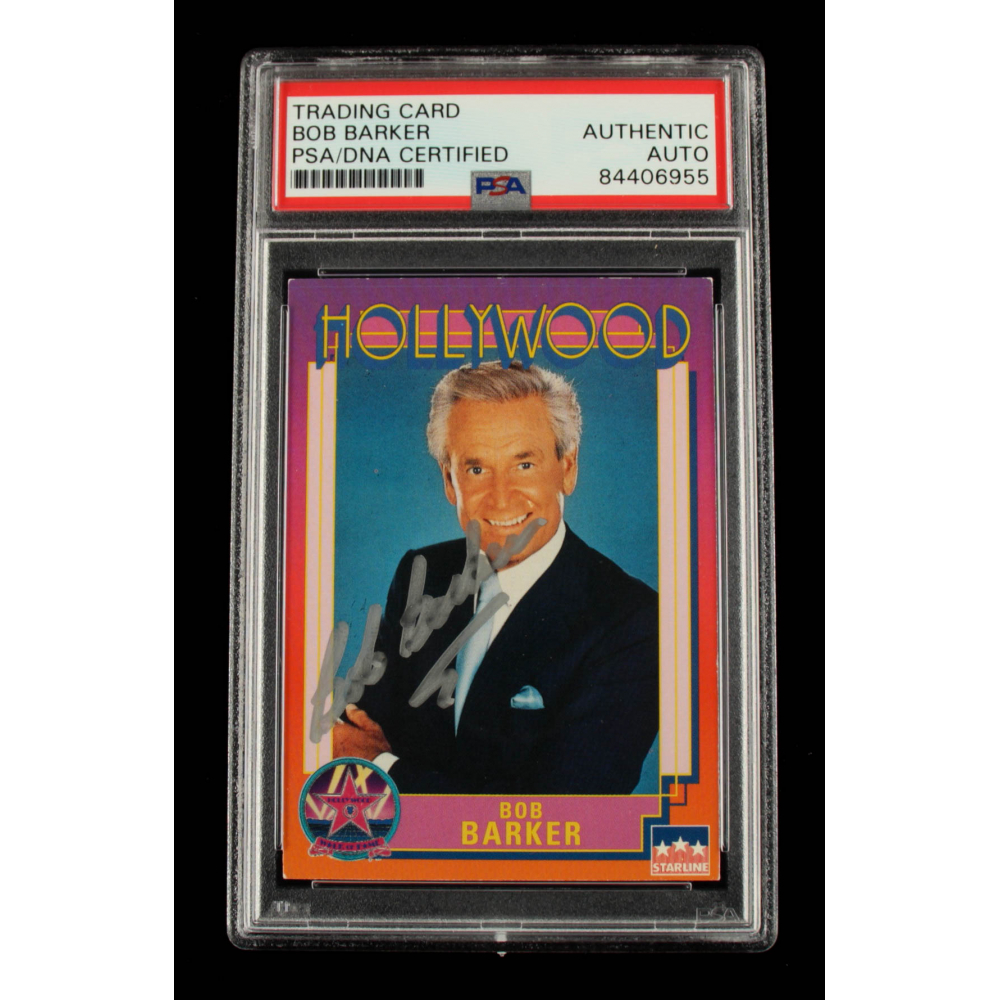 Bob Barker Signed 1991 Hollywood Walk of Fame #141 (PSA Encapsulated ...