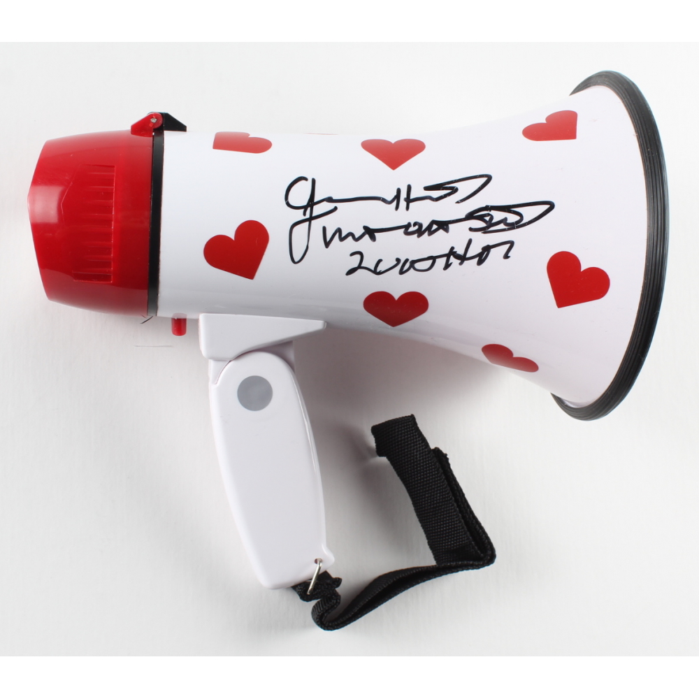 Jimmy Hart Signed Megaphone Inscribed "Mouth of the South" & "2005 HOF ...
