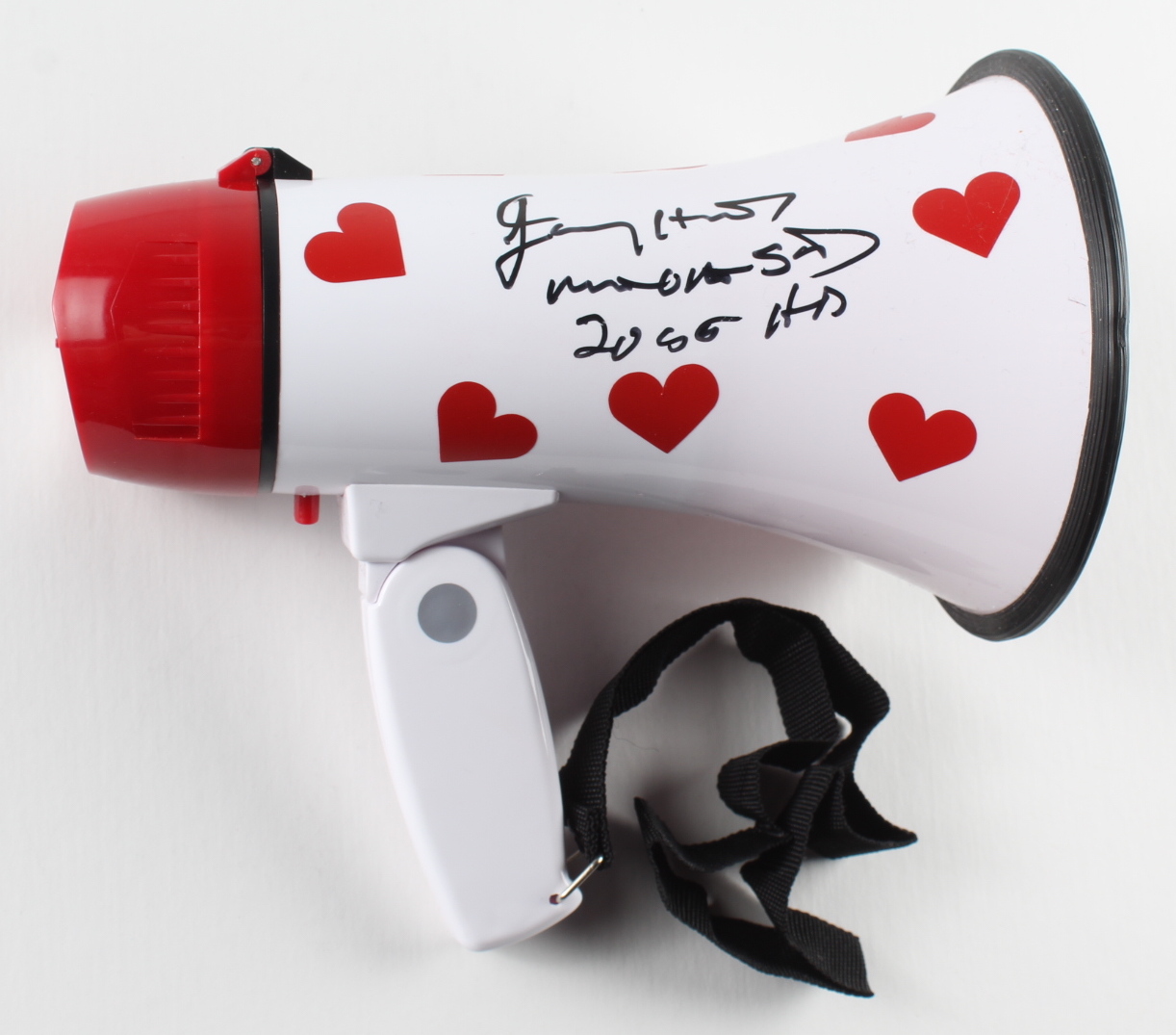 Jimmy Hart Signed Megaphone Inscribed "Mouth of the South" & "2005 HOF ...