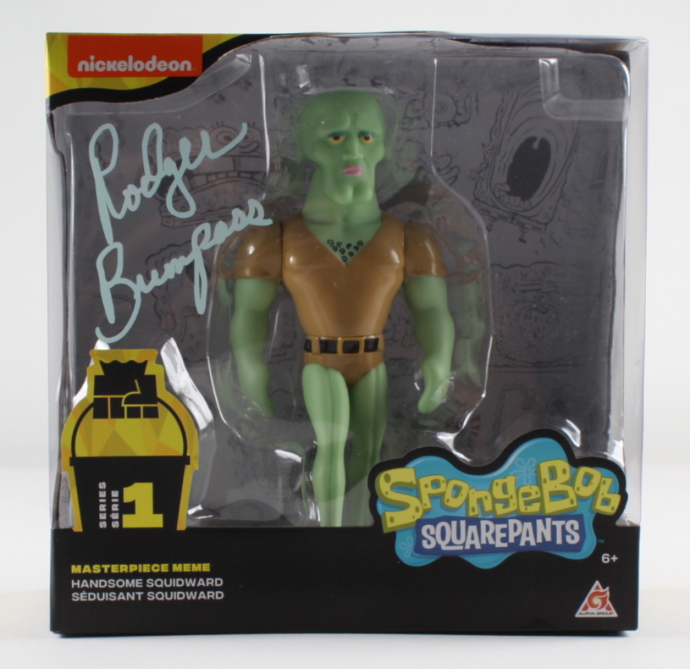 Rodger Bumpass Signed "SpongeBob SquarePants" Handsome Squidward Series ...
