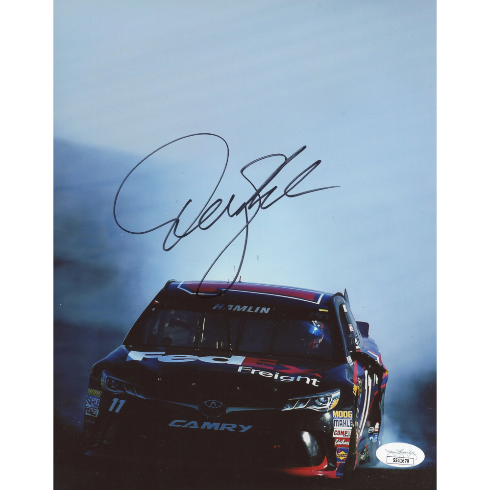 Denny Hamlin Signed 8x10 Photo (JSA COA) | Pristine Auction