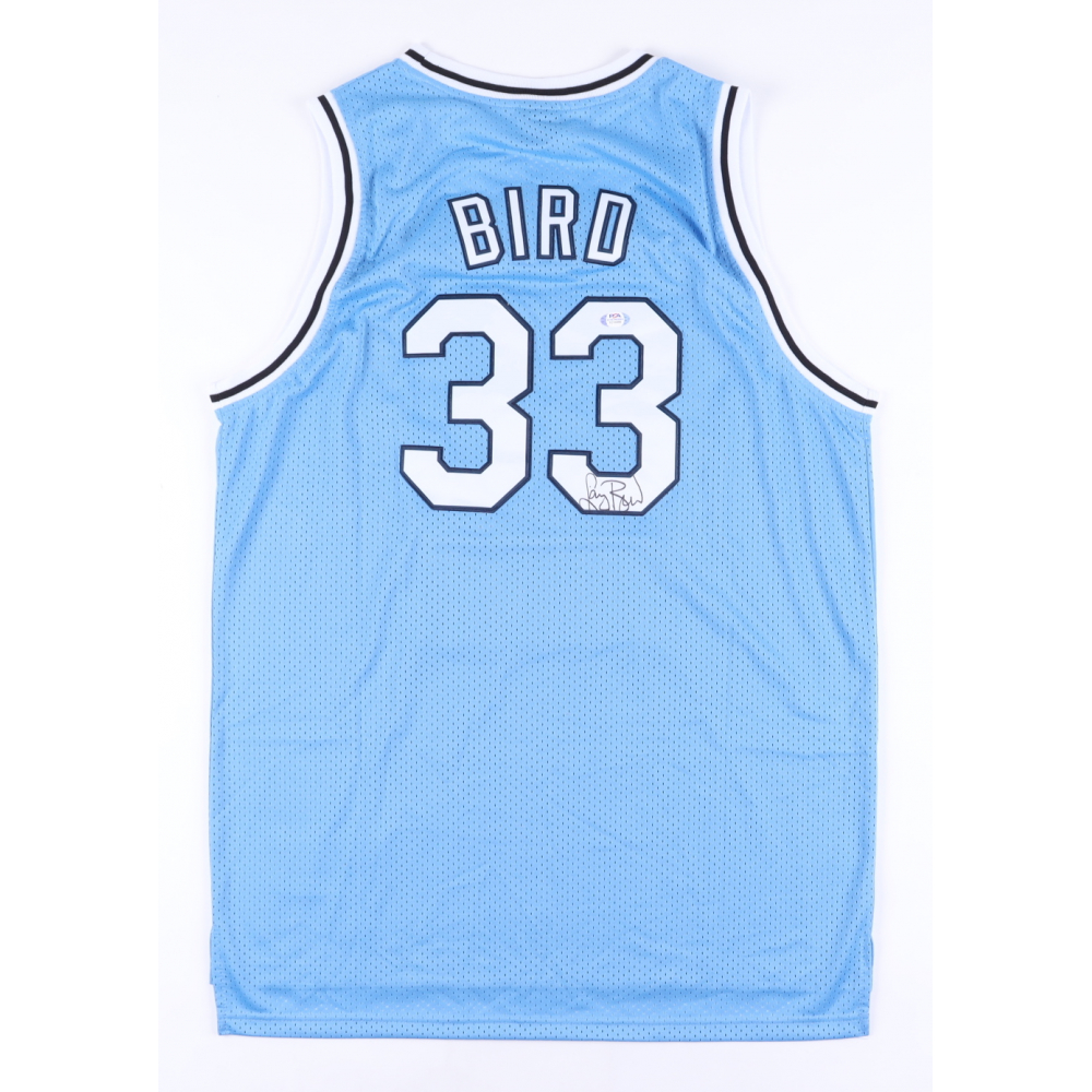 Larry Bird Signed Indiana State Sycamores Jersey (PSA COA) | Pristine ...