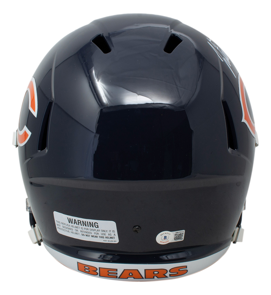 Justin Fields Signed Bears Full-Size Speed Helmet (Beckett) | Pristine ...