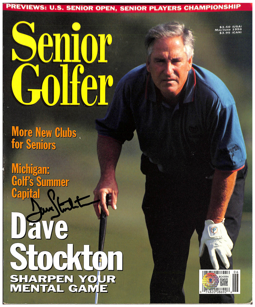 Dave Stockton Signed 1994 Senior Golfer Golf Magazine (Beckett ...
