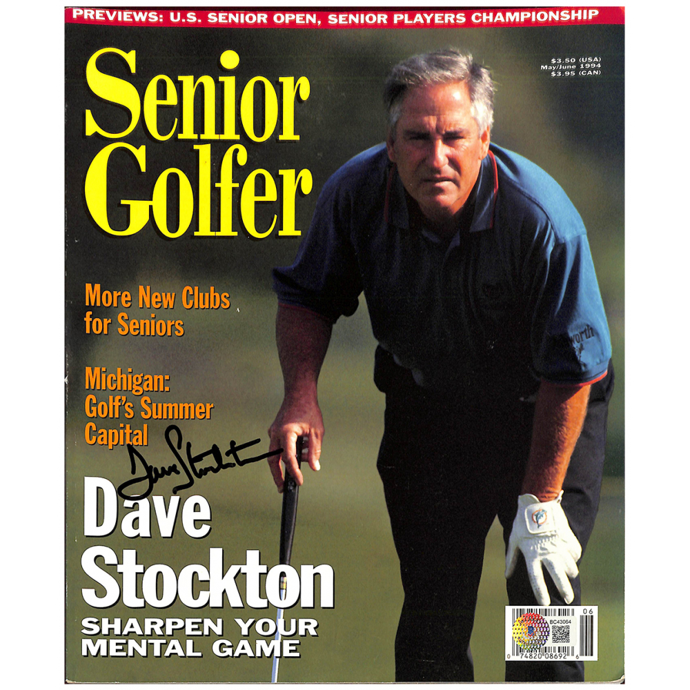 Dave Stockton Signed 1994 Senior Golfer Golf Magazine (Beckett ...