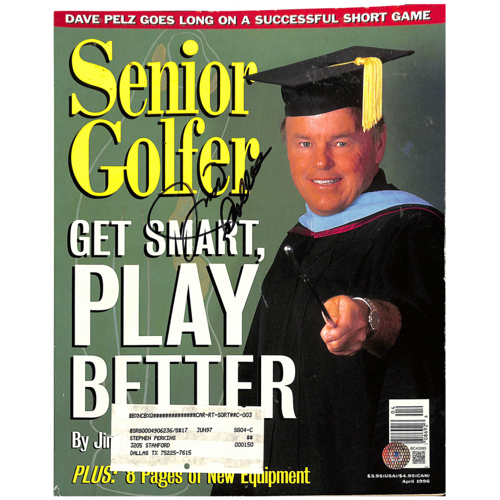 Jim Colbert Signed 1996 Senior Golfer Golf Magazine (Beckett ...
