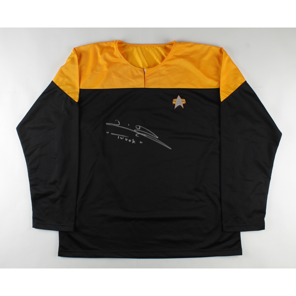Tim Russ Signed "Star Trek" Prop Uniform Shirt Inscribed "Tuvok" (JSA ...