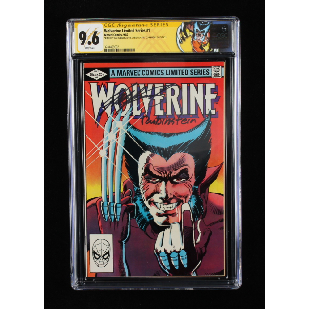Joe Rubinstein & Chris Claremont Signed 1982 "Wolverine" Issue #1 ...