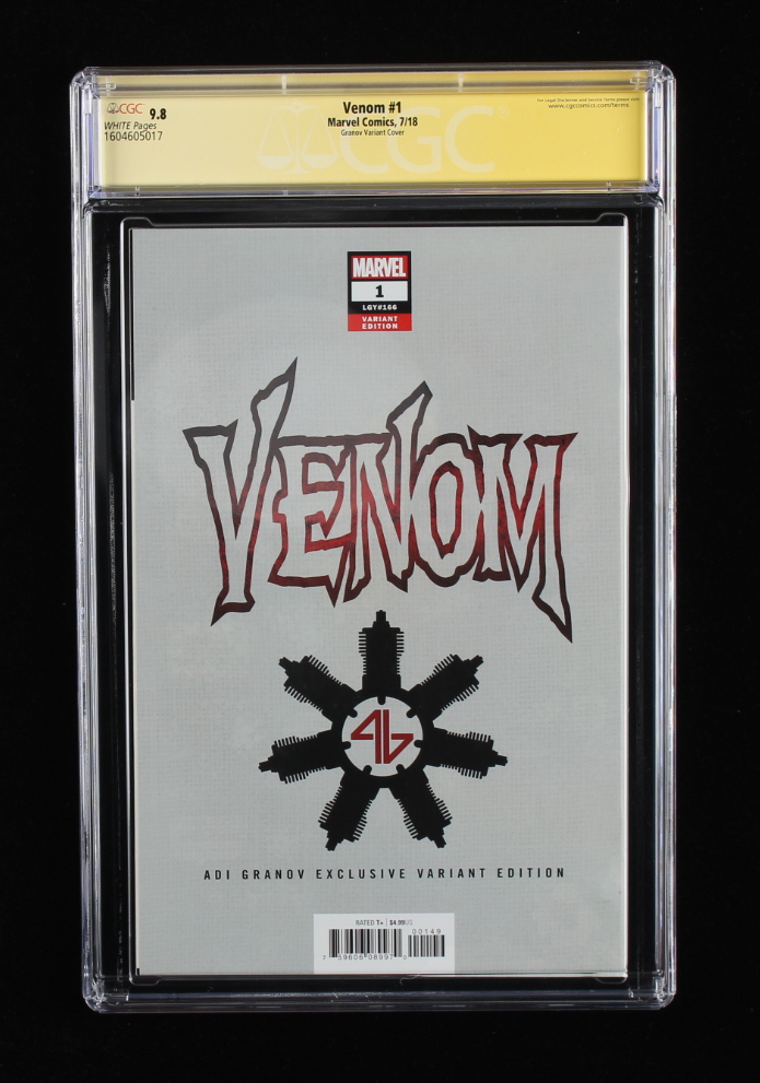 Adi Granov, Todd McFarlane & Donny Cates Signed 2018 "Venom" Issue #1 ...