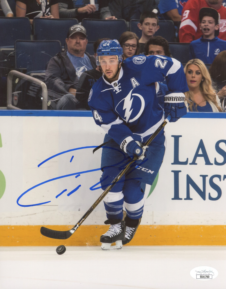 Ryan Callahan Signed Lightning 8x10 Photo (JSA COA) | Pristine Auction