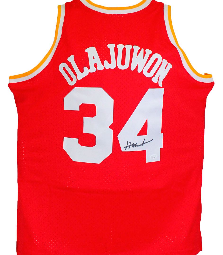 Hakeem Olajuwon Signed Rockets Jersey (JSA) | Pristine Auction