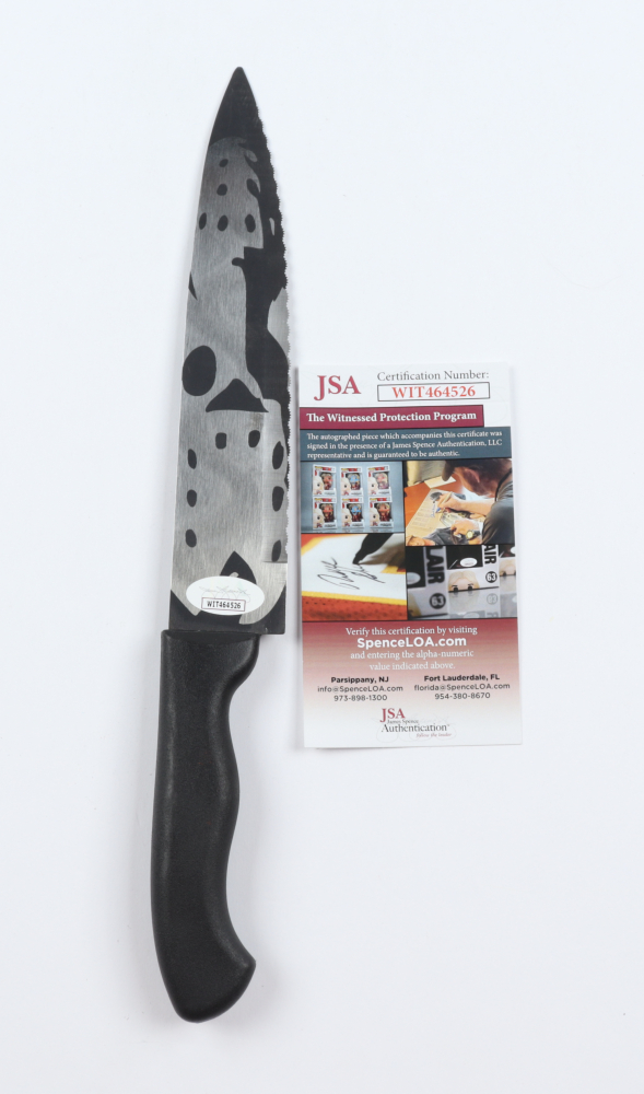 Tom Morga Signed "Halloween" Steel Knife Inscribed "H-4" & "Michael ...