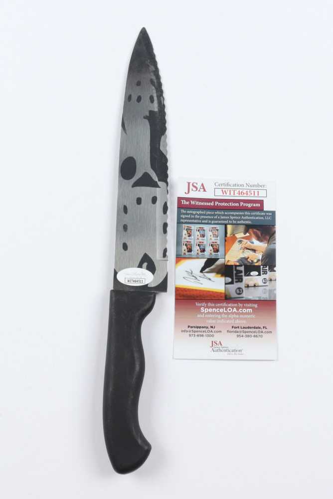 Tom Morga Signed "Halloween" Steel Knife Inscribed "H-4" & "Michael ...