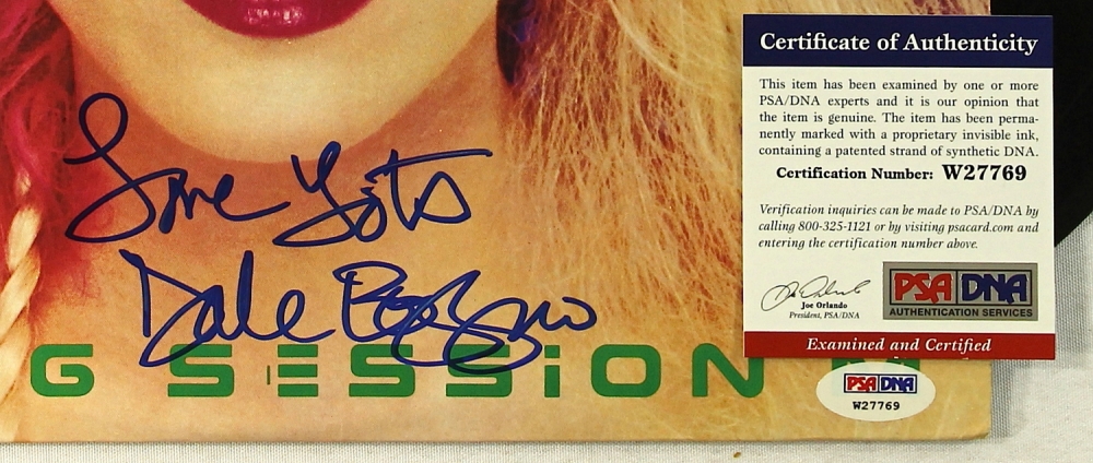 Dale Bozzio Signed "Spring Session M" Missing Persons Album with (5 ...