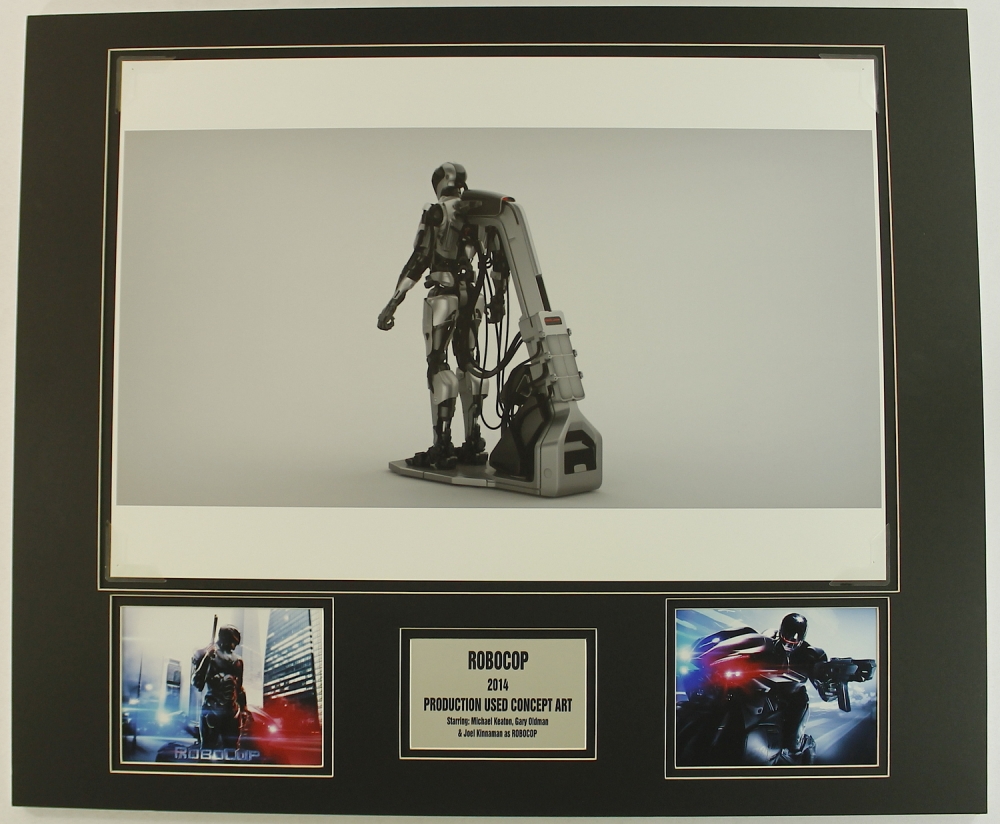 Robocop 2014 Production Used Concept Art 20x24 Matted Display (MGM COA ...