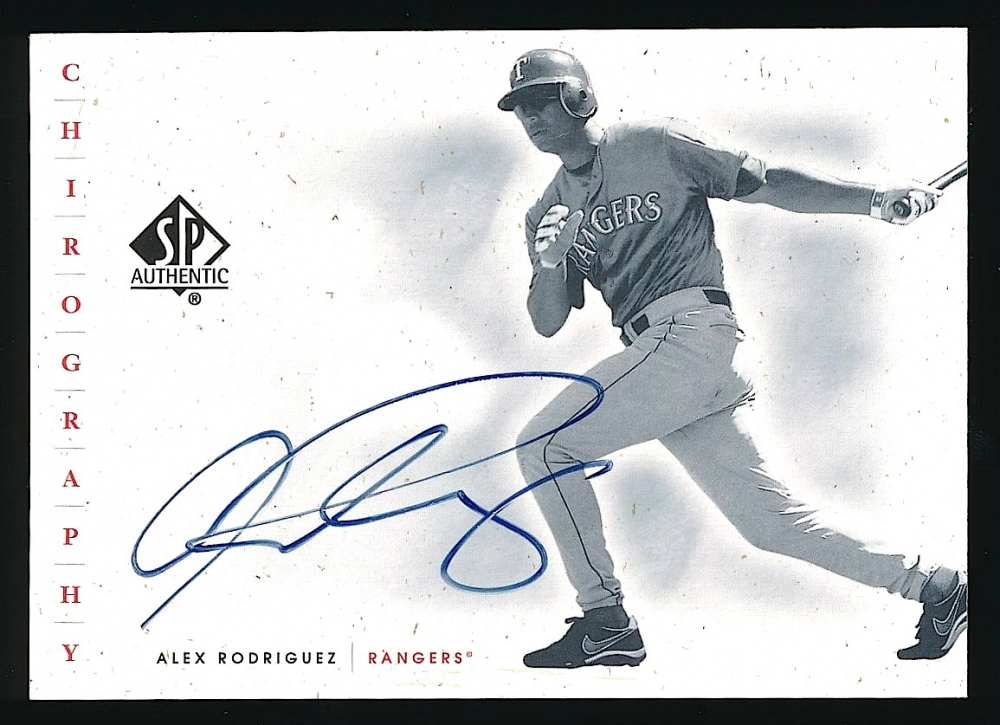 2001 SP Authentic Chirography #AR Alex Rodriguez | Pristine Auction