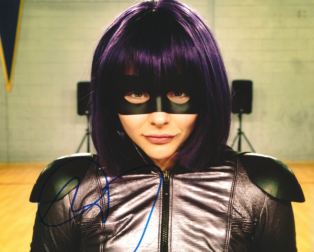 Chloe Grace Moretz Signed "Kick-Ass 2" 8x10 Photo (PA LOA) | Pristine ...