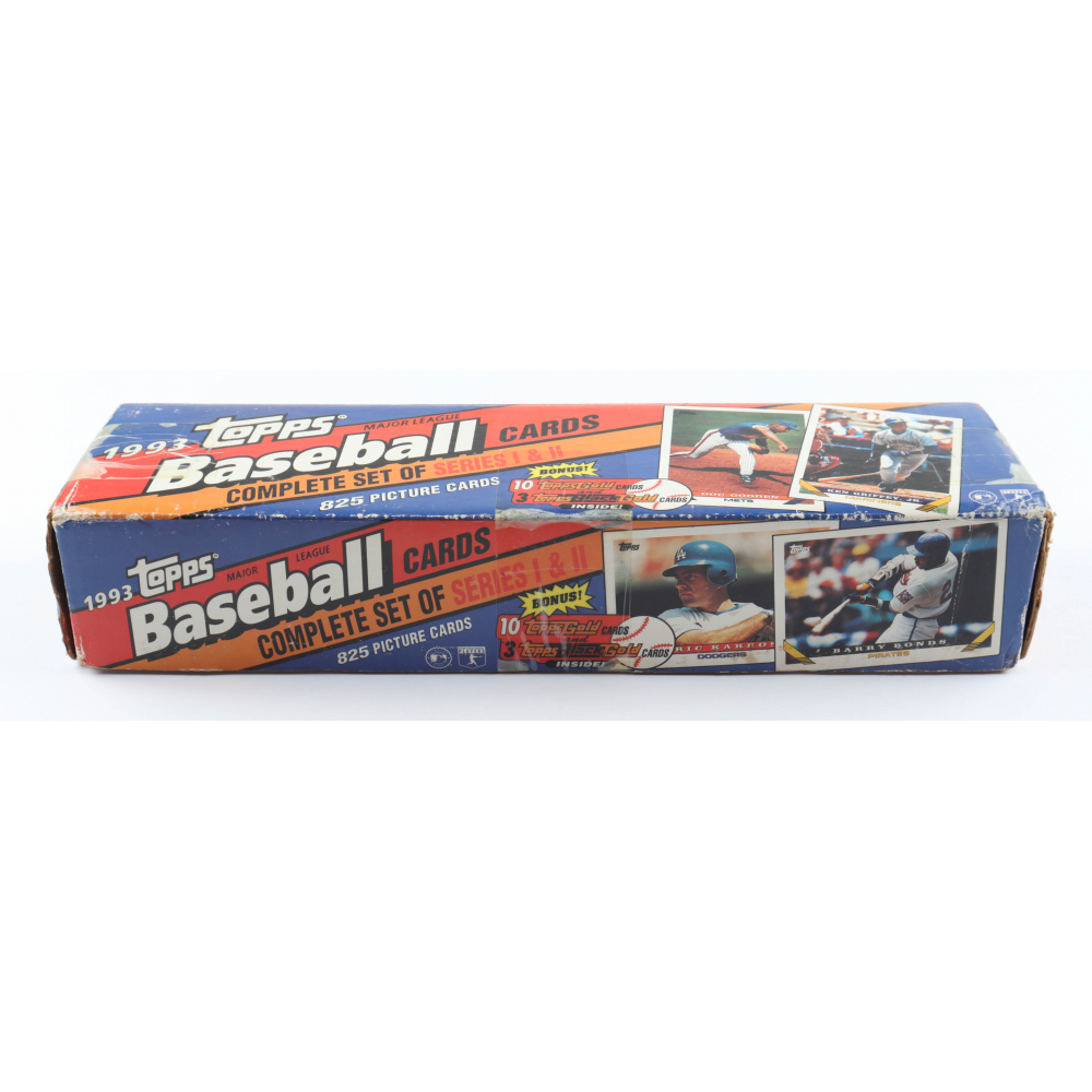 1993 Topps Baseball Complete Set of (825) Cards with Derek Jeter #98 RC ...