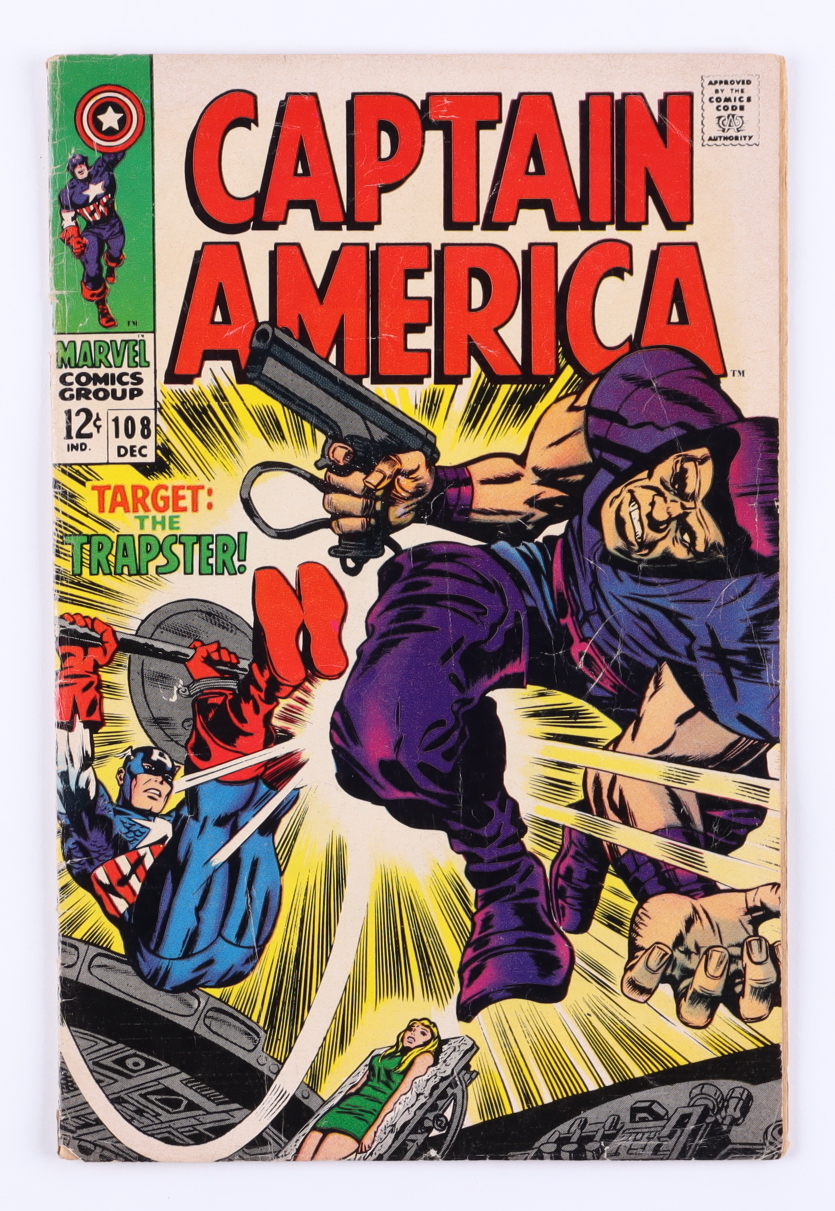 1968 "Captain America" Issue #108 Marvel Comic Book | Pristine Auction