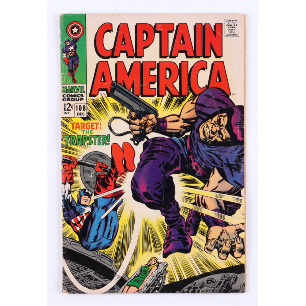1968 "Captain America" Issue #108 Marvel Comic Book | Pristine Auction