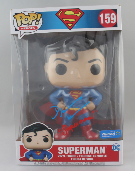 Dean Cain Signed “Superman” #159 Jumbo 10" Funko Pop! Vinyl Figure ...
