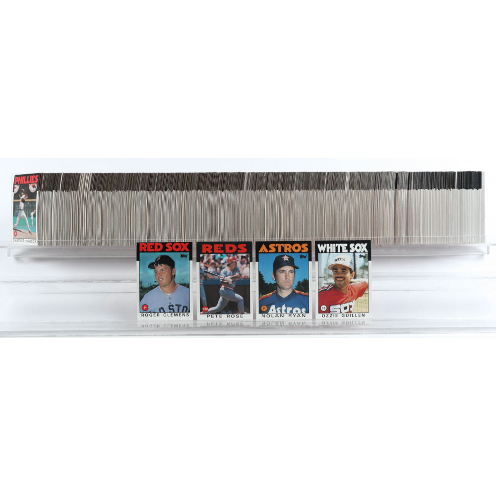 1986 Topps Baseball Complete Set of (792) Cards with Roger Clemens #661 ...