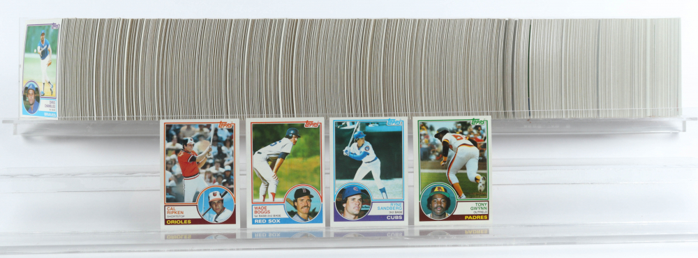 1983 Topps Baseball Complete Set Of (792) Cards With Tony Gwynn #482 Rc 