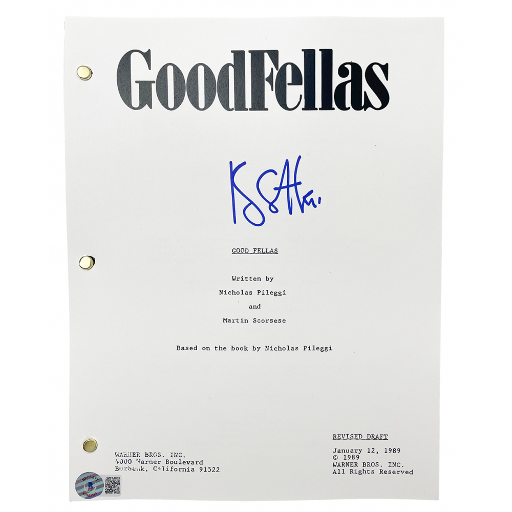 Ray Liotta Signed "GoodFellas" Movie Script (Beckett) | Pristine Auction