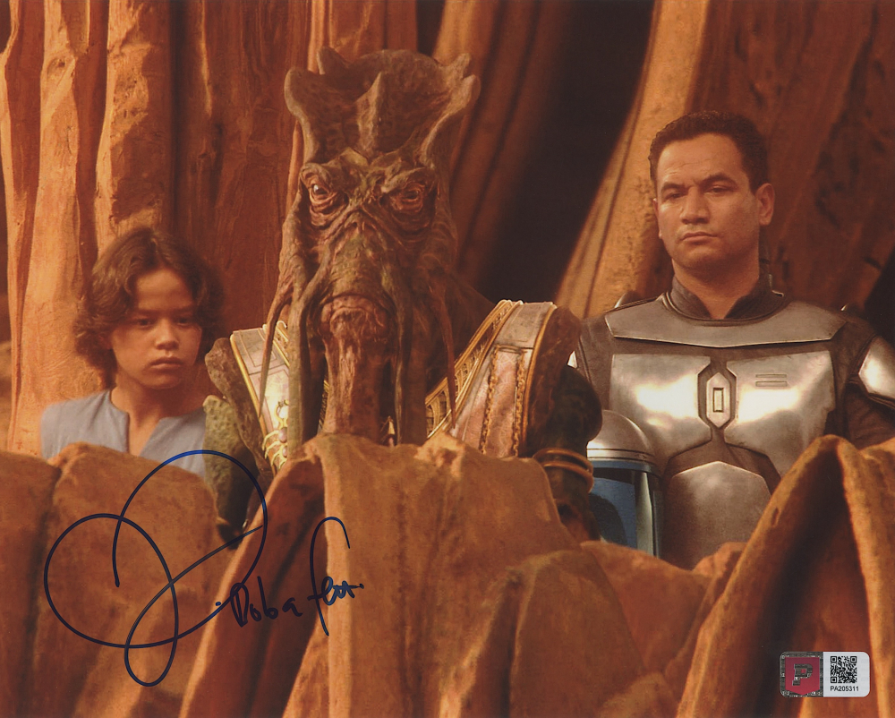 Daniel Logan Signed "Star Wars" 8x10 Photo Inscribed "Boba Fett" (PA ...