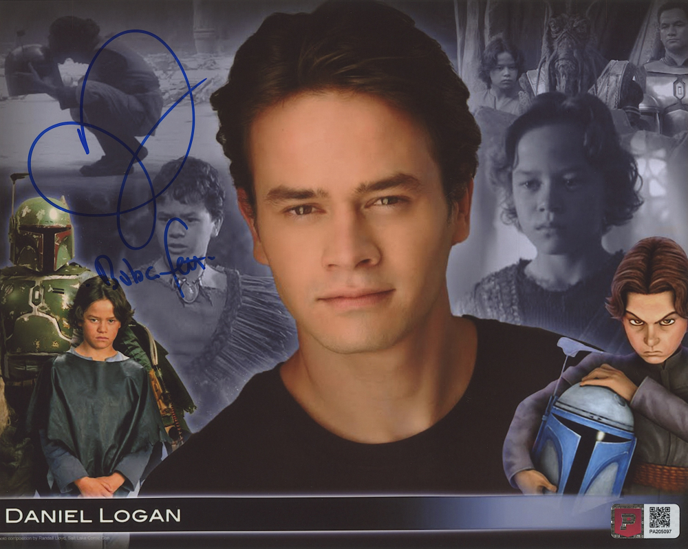 Daniel Logan Signed "Star Wars" 8x10 Photo Inscribed "Boba Fett" (PA ...
