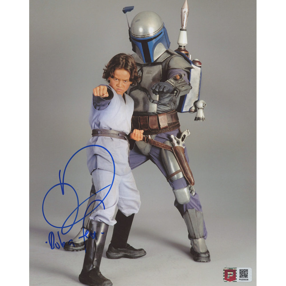 Daniel Logan Signed "Star Wars" 8x10 Photo Inscribed "Boba Fett" (PA ...