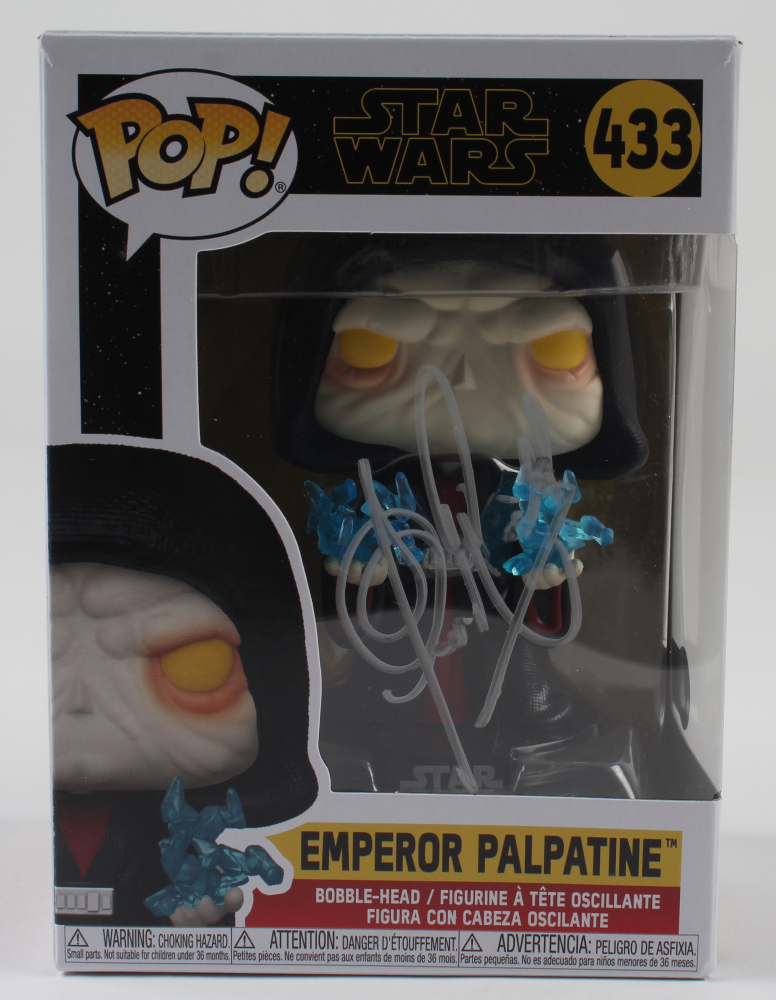 Clive Revill Signed "Star Wars" Emperor Palpatine #433 Funko Pop Vinyl ...