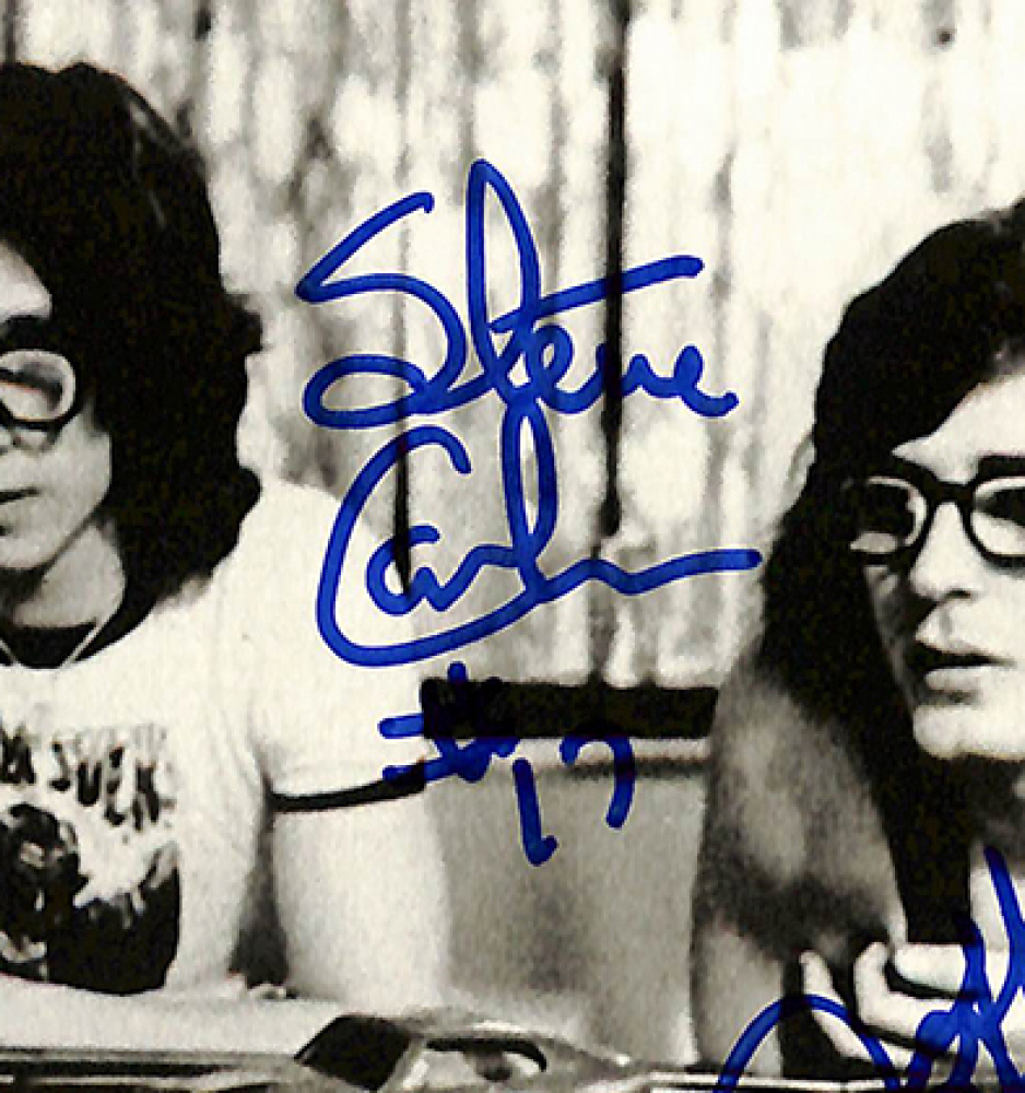 David Hanson, Steve Carlson & Jeff Carlson Signed "Slap Shot" 8x10 Photo Inscribed "Slap Shot ...