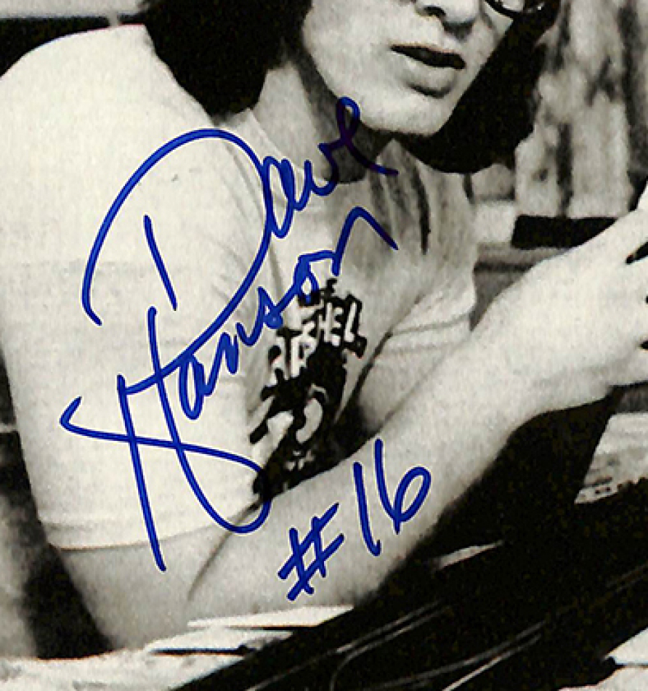 David Hanson, Steve Carlson & Jeff Carlson Signed "Slap Shot" 8x10 Photo Inscribed "Slap Shot ...