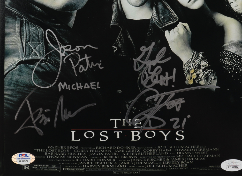 "The Lost Boys" 11x14 Photo Signed by (4) with Corey Feldman, Jamison ...