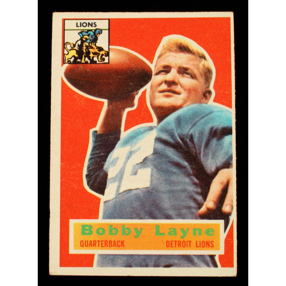 Bobby Layne 1956 Topps #116 | Pristine Auction
