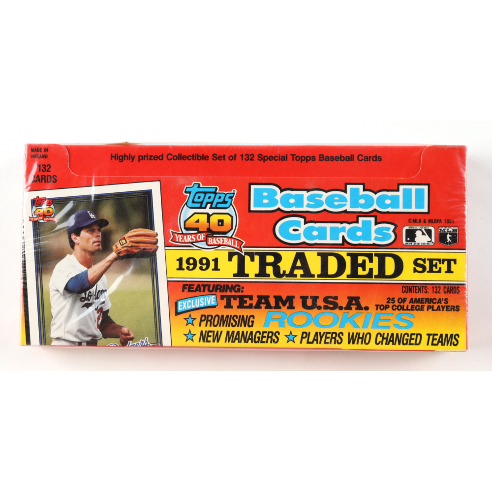 1991 Topps Traded Baseball Complete Set of (132) Cards with Jason ...