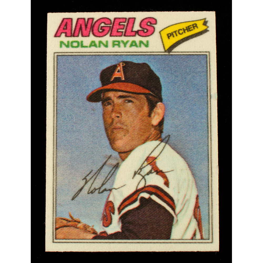 Nolan Ryan 1977 Topps Cloth Stickers #40 SP | Pristine Auction