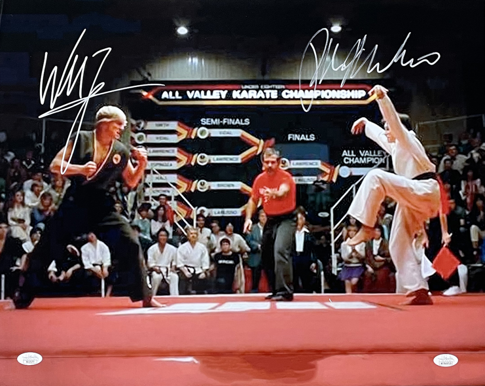 Ralph Macchio & William Zabka Signed "The Karate Kid" 16x20 Photo (JSA) | Pristine Auction