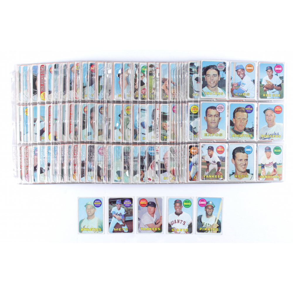 1969 Topps Baseball Complete Set of (664) Cards with Mickey Mantle ...